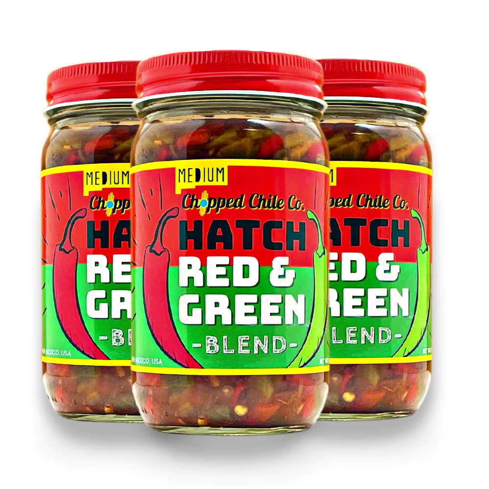 Chopped Chile Co Roasted Red And Green Chile Blend New Nuevo