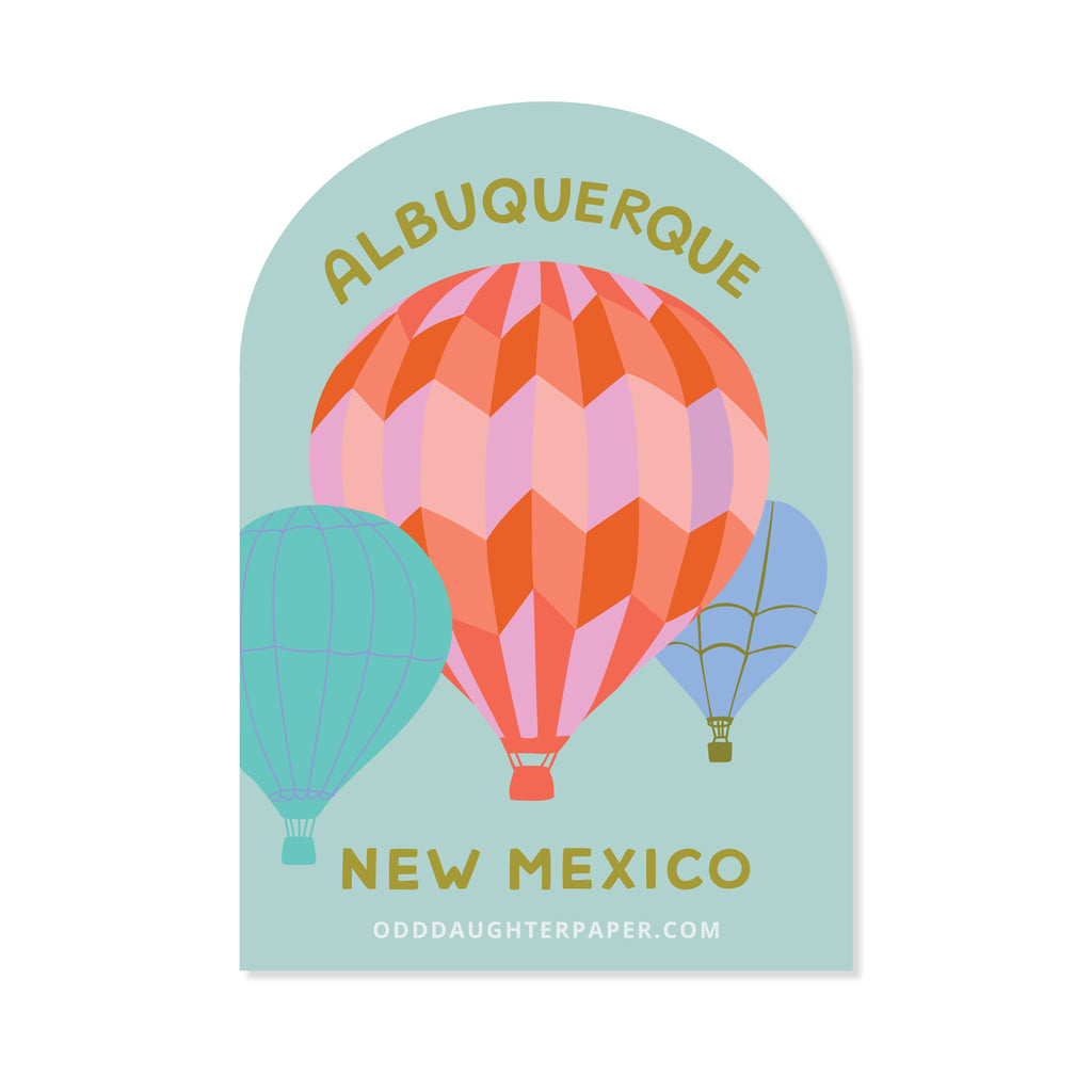 ODD DAUGHTER STICKERS ALBUQUERQUE BALLOONS STICKER – New Nuevo